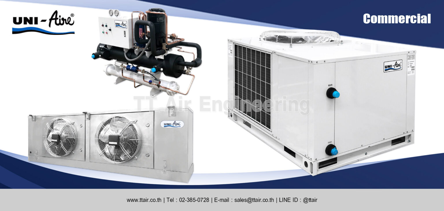 เครื่องปรับอากาศ UNI-Aire | ตัวแทนจำหน่าย | TT Air Engineering