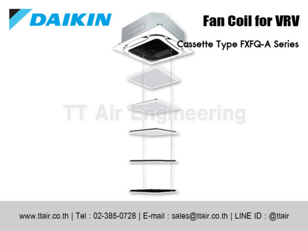 แฟนคอยล์แอร์ DAIKIN FXFQ-A Series for VRV | TT Air Engineering
