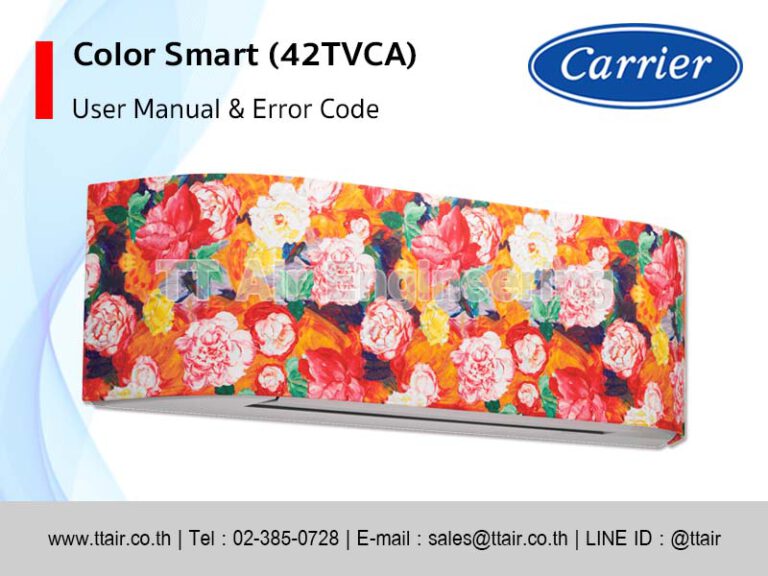 คู่มือแอร์ Carrier แบบติดผนัง | Error Code | TT Air Engineering