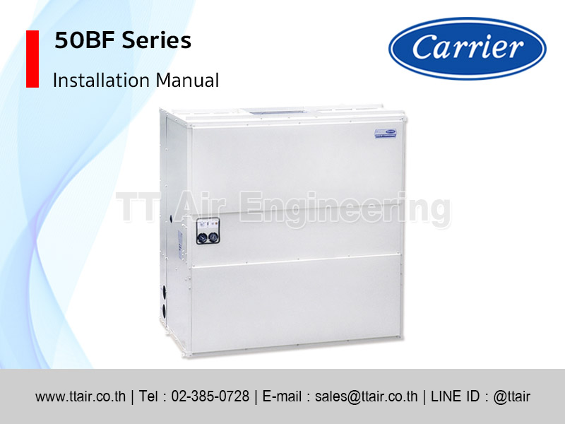คู่มือแอร์ Carrier Package Unit Water Cooled | แอร์โรงงาน | TT Air ...