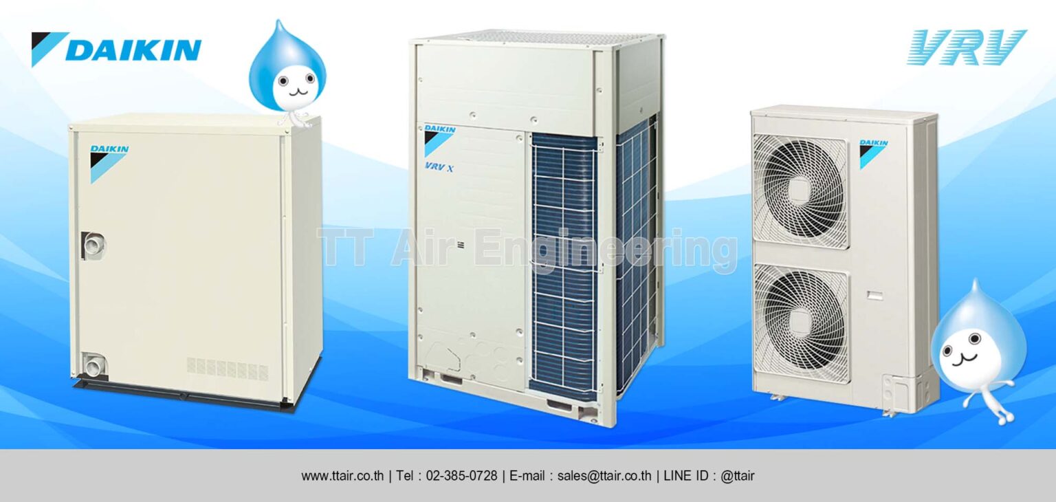 แอร์ระบบ VRV | VRF | เทคโนโลยีทำความเย็นที่มีสิทธิภาพ | TT Air Engineering