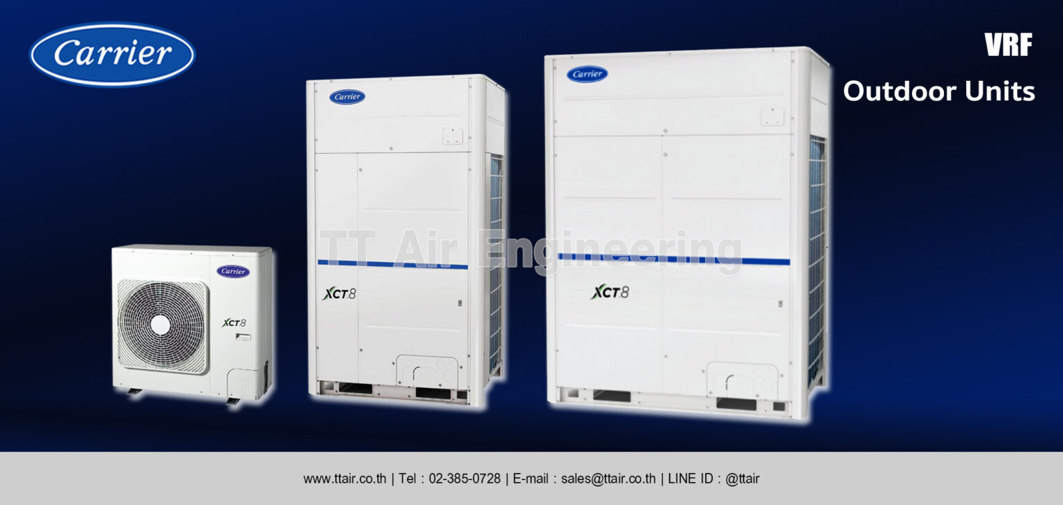 แอร์ Carrier ระบบ VRF | แอร์เชิงพาณิชย์ | TT Air Engineering
