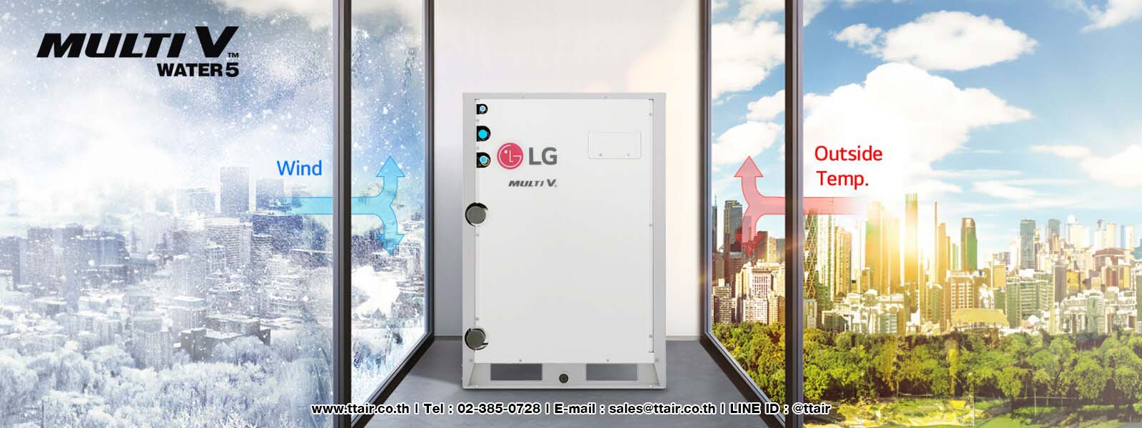 แอร์ LG VRF MULTI V WATER 5 Series | แอร์สำหรับอาคารสูง | TT Air ...